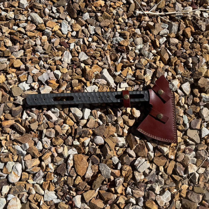The Ironclad Tactical Axe — Full-Tang Black-Finished High-Carbon Steel ...